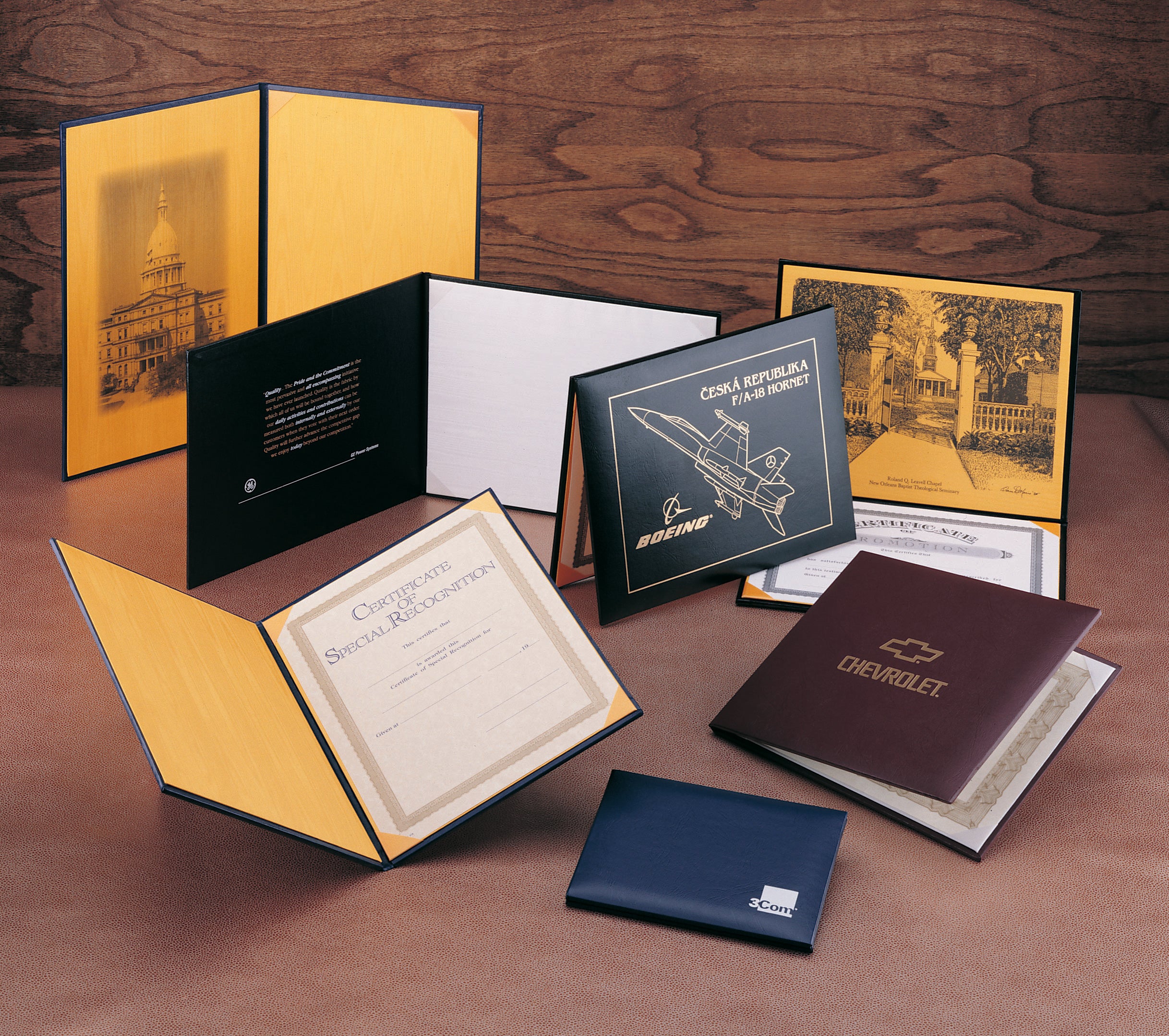 Deluxe Certificate Covers – ABC